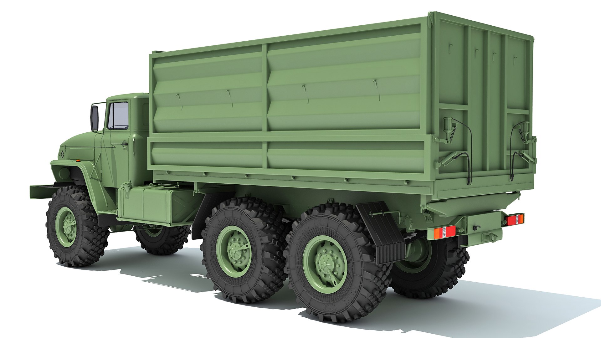 URAL Military Truck Off Road 6x6 3D model - TurboSquid 2157895