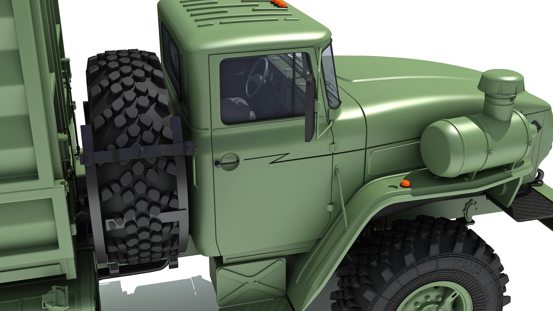 URAL Military Truck Off Road 6x6 3D model - TurboSquid 2157895