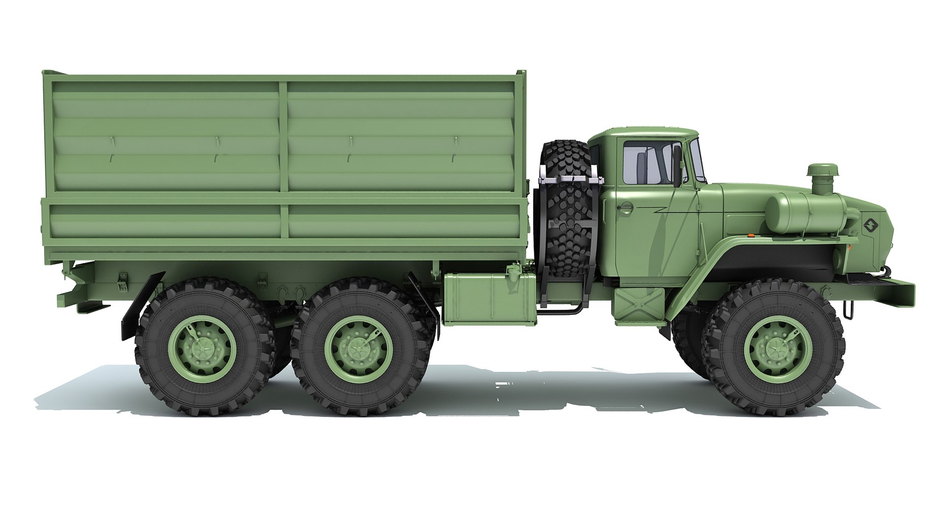 URAL Military Truck Off Road 6x6 3D model - TurboSquid 2157895