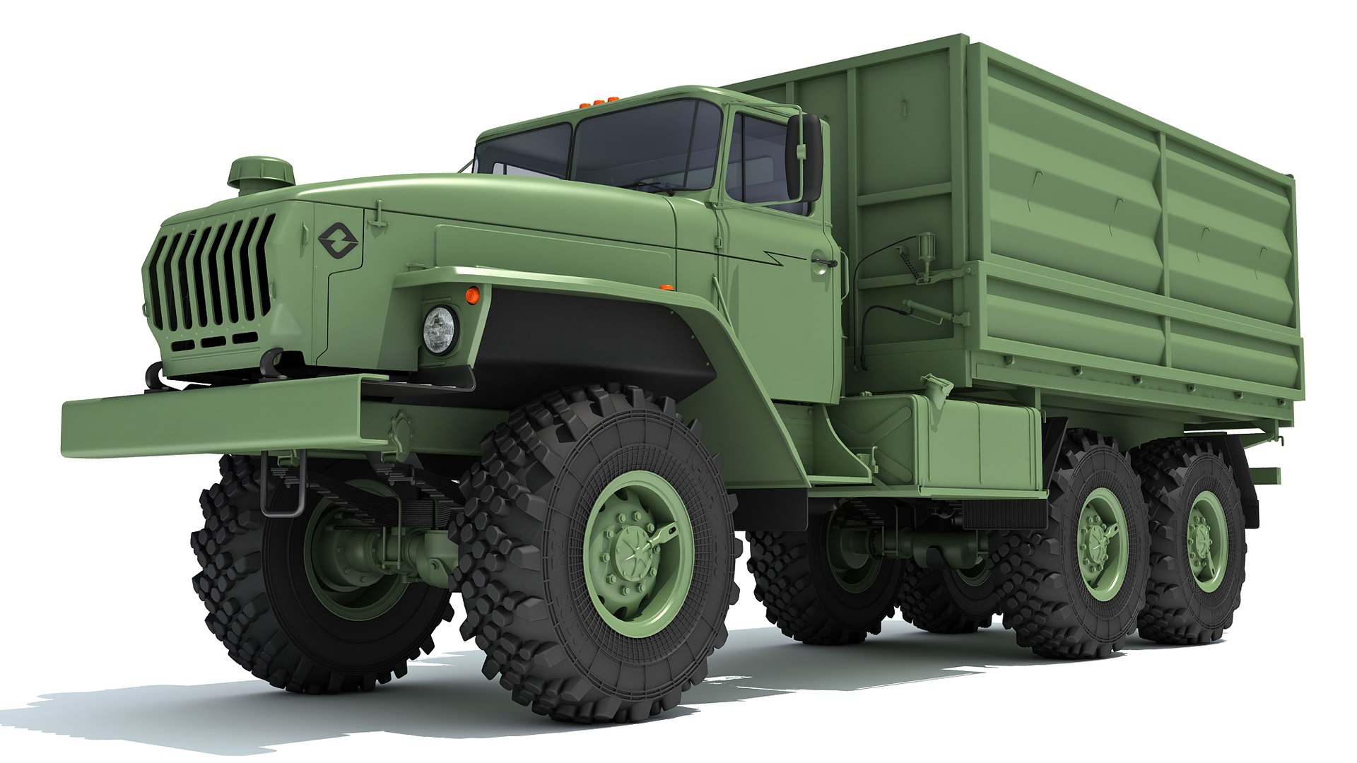 URAL Military Truck Off Road 6x6 3D model - TurboSquid 2157895