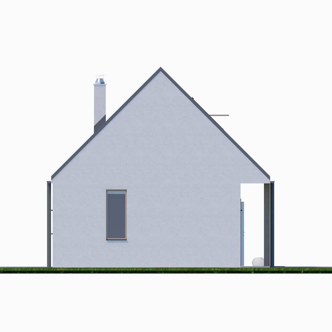 modelo 3d Bungalow 3 - Creado con familias de Revit totalmente ...