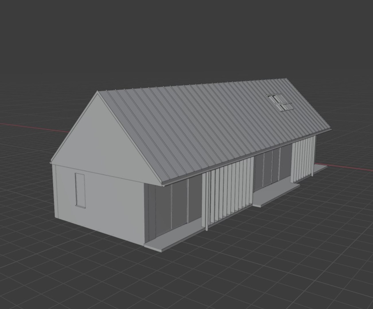 Bungalow 3 - Created with fully parametric Revit Families 3D model ...
