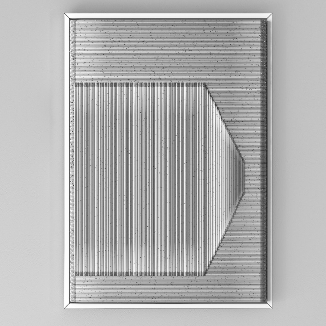 Decorative Panel Of Threads 3D - TurboSquid 1933184