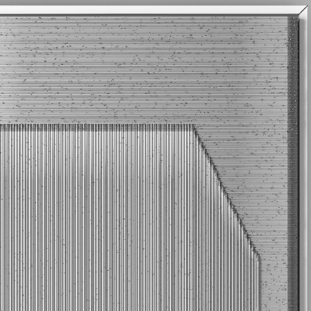 Decorative Panel Of Threads 3D - TurboSquid 1933184