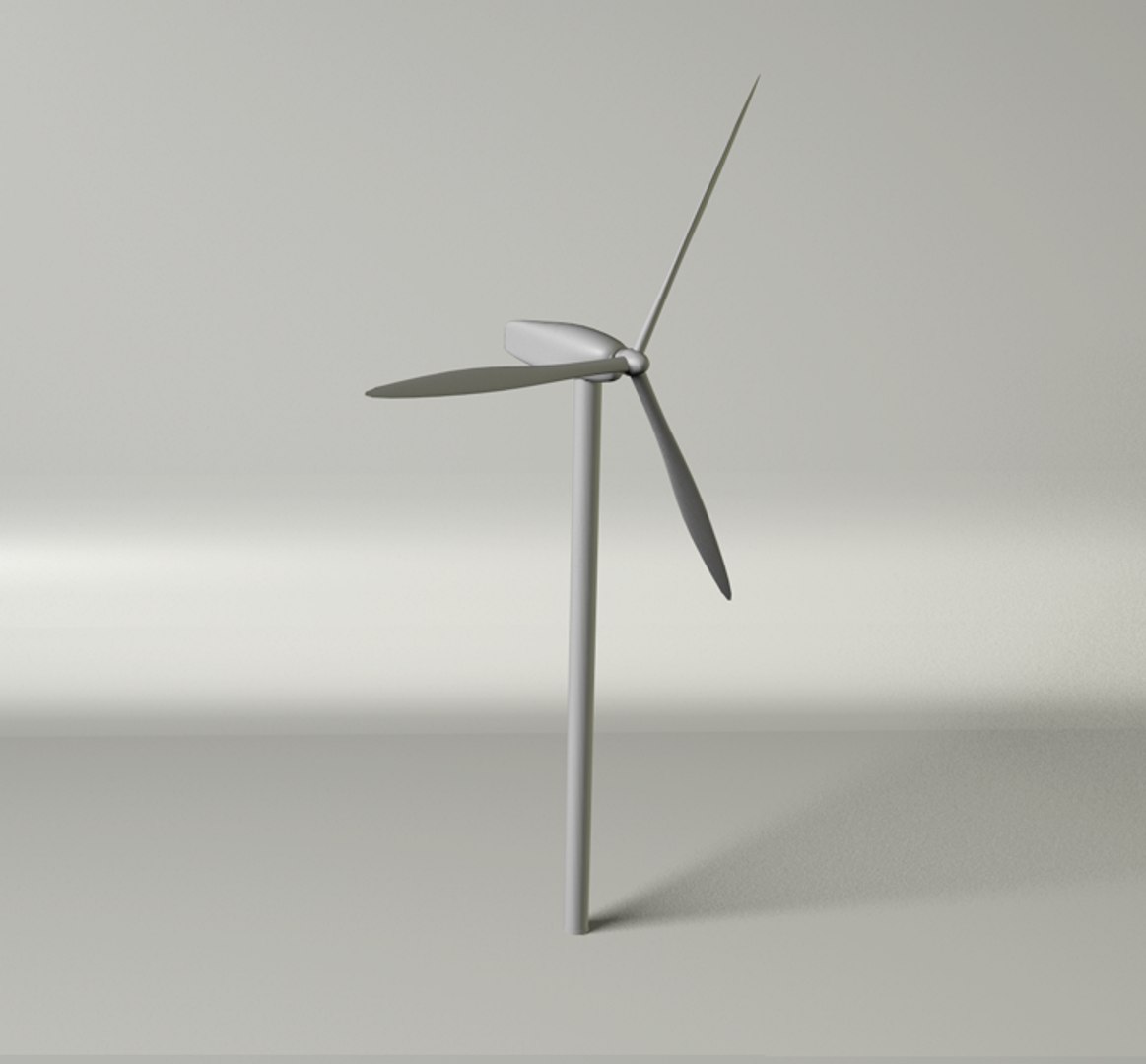 Cinema4d Wind Turbine