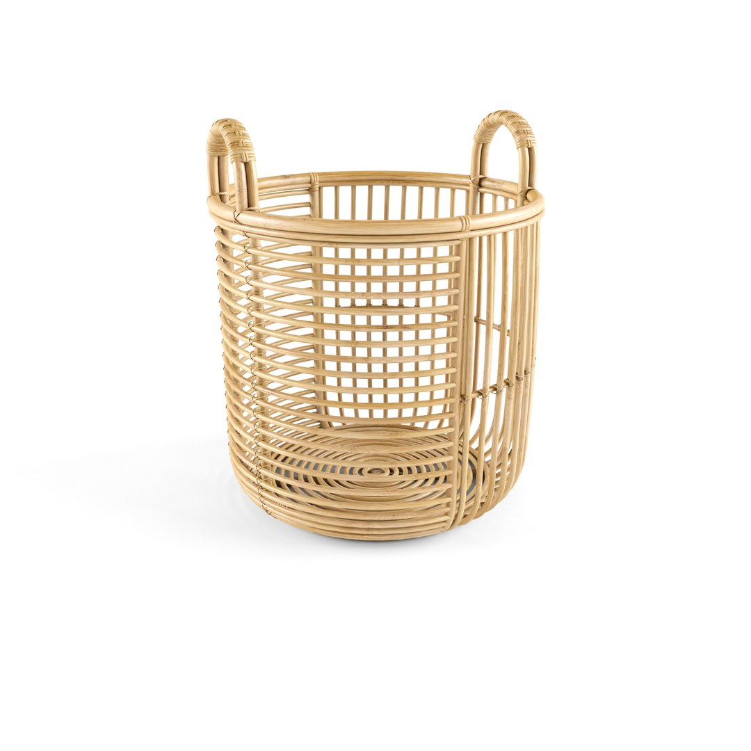 3D Model Java Rattan Baskets Medium - TurboSquid 1605884