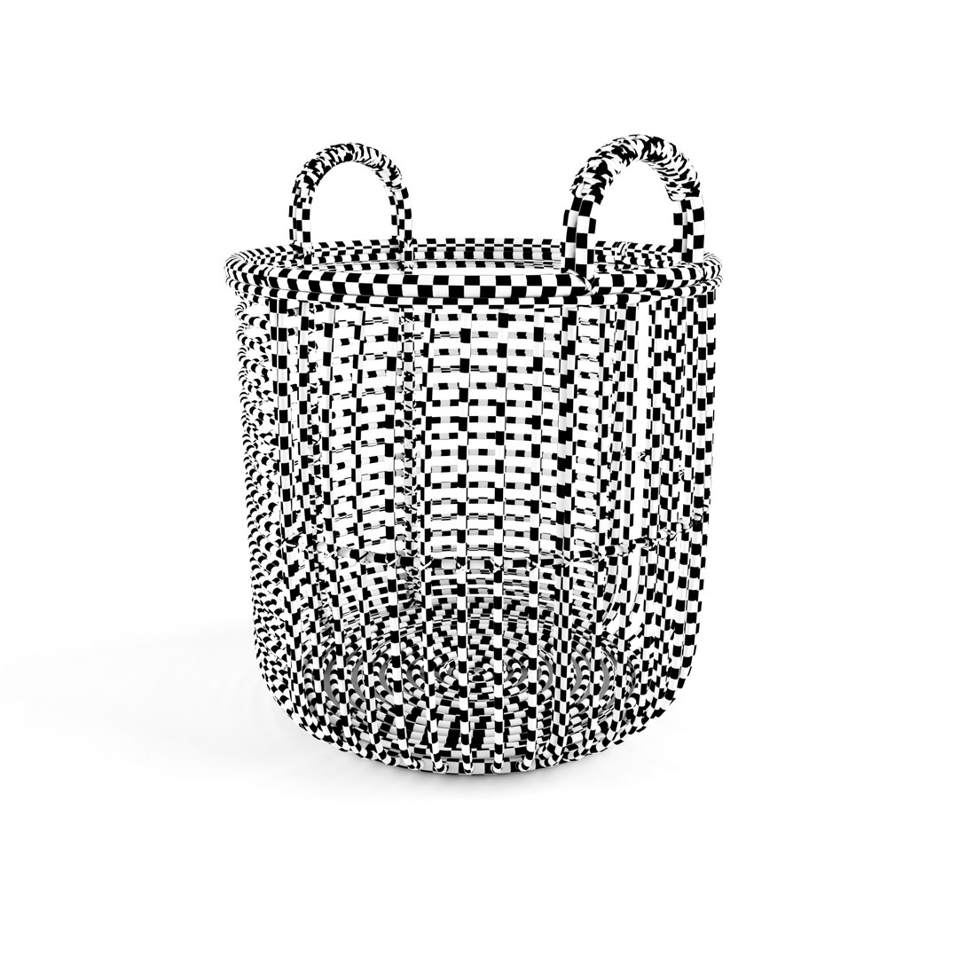 3D Model Java Rattan Baskets Medium - TurboSquid 1605884