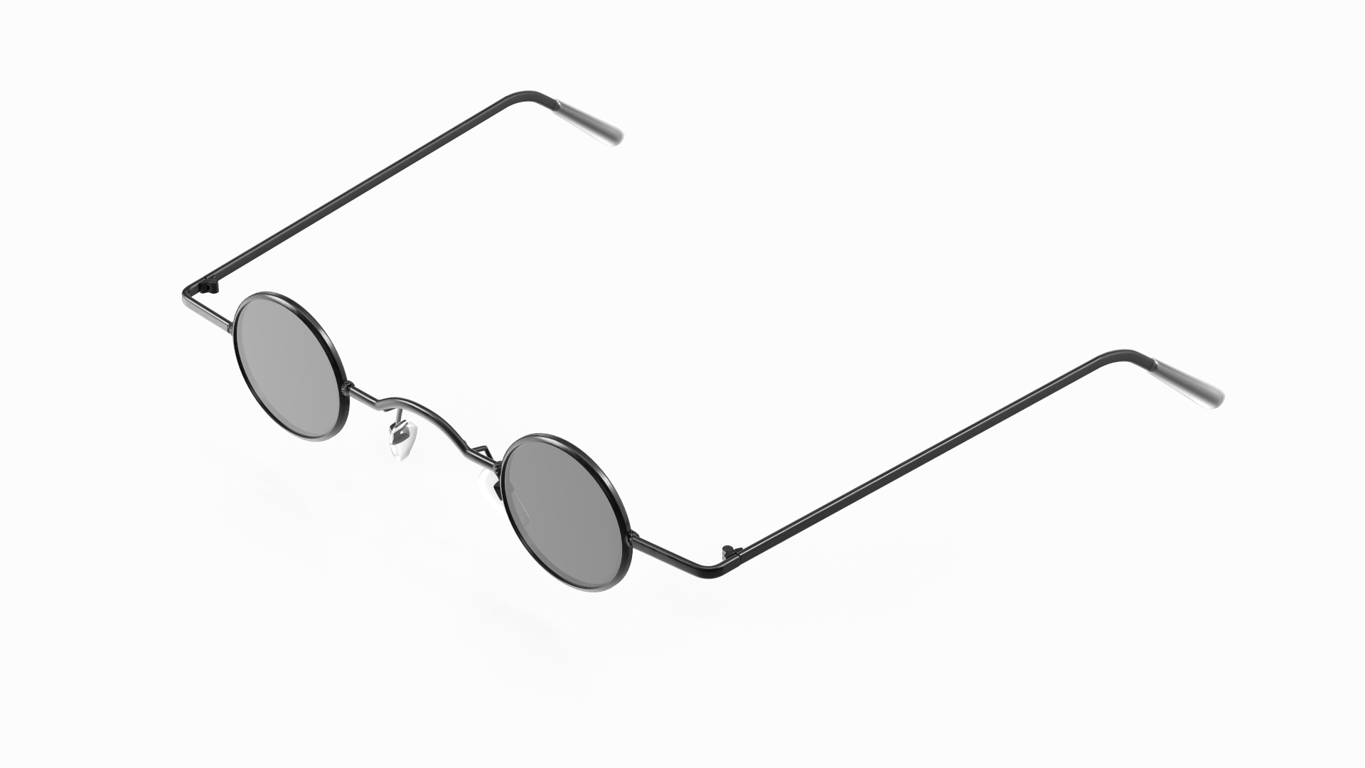 Unisex Vintage Rock Punk Sunglasses 3D - TurboSquid 2207052