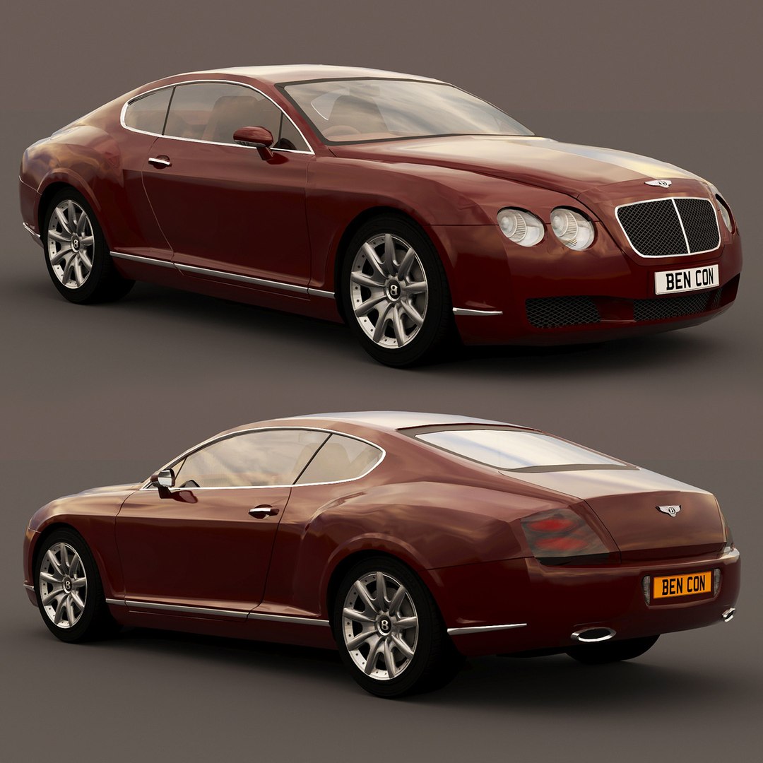 3D Bentley Continental Gt - TurboSquid 1929111