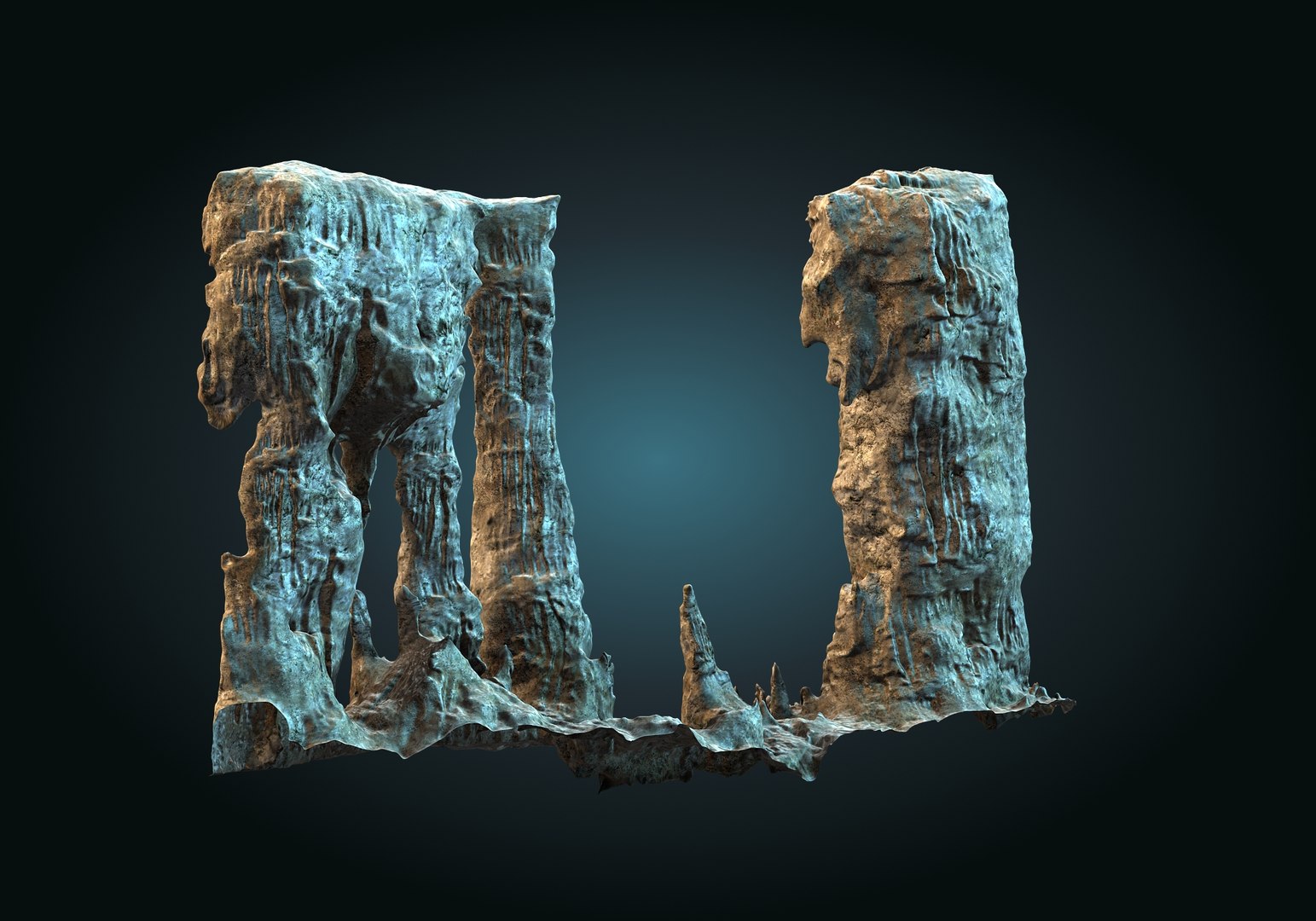 3D Stalactite Scan - TurboSquid 1888916