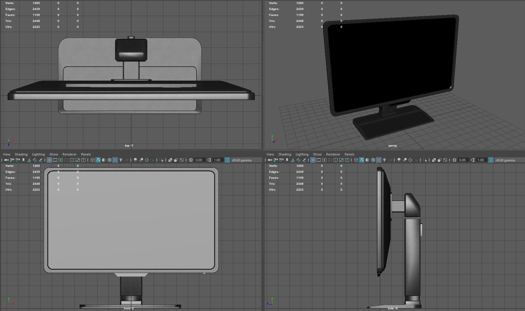 Computer Screen Model - TurboSquid 2029577