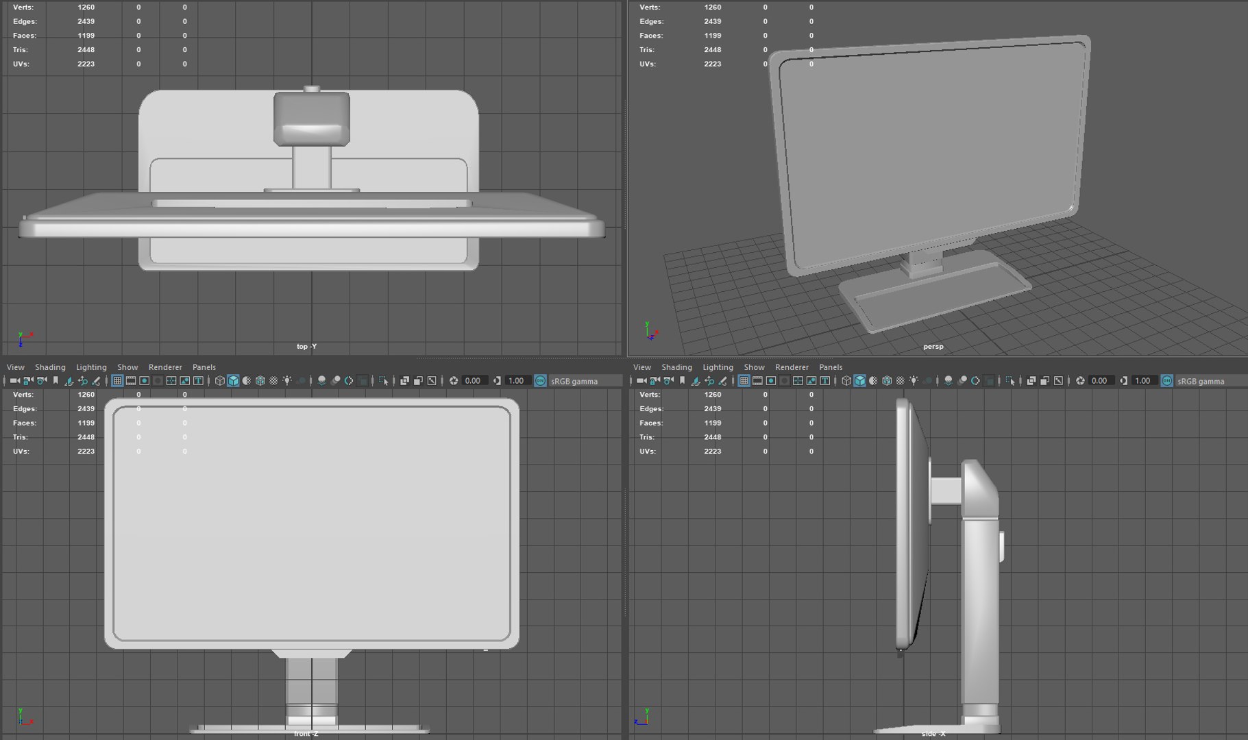 Computer Screen Model - TurboSquid 2029577