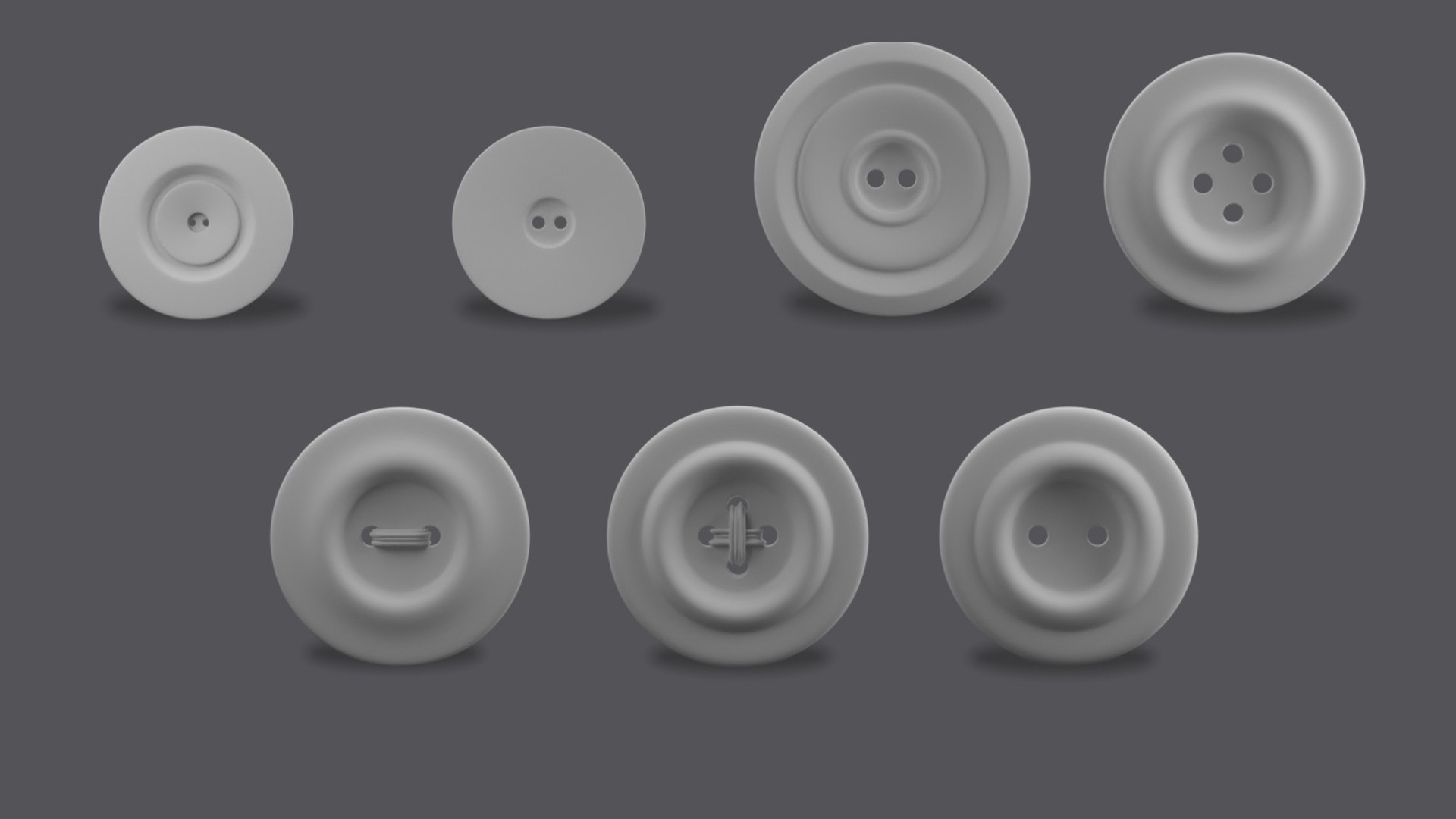3D 47 BUTTONS-UV Model - TurboSquid 2097033