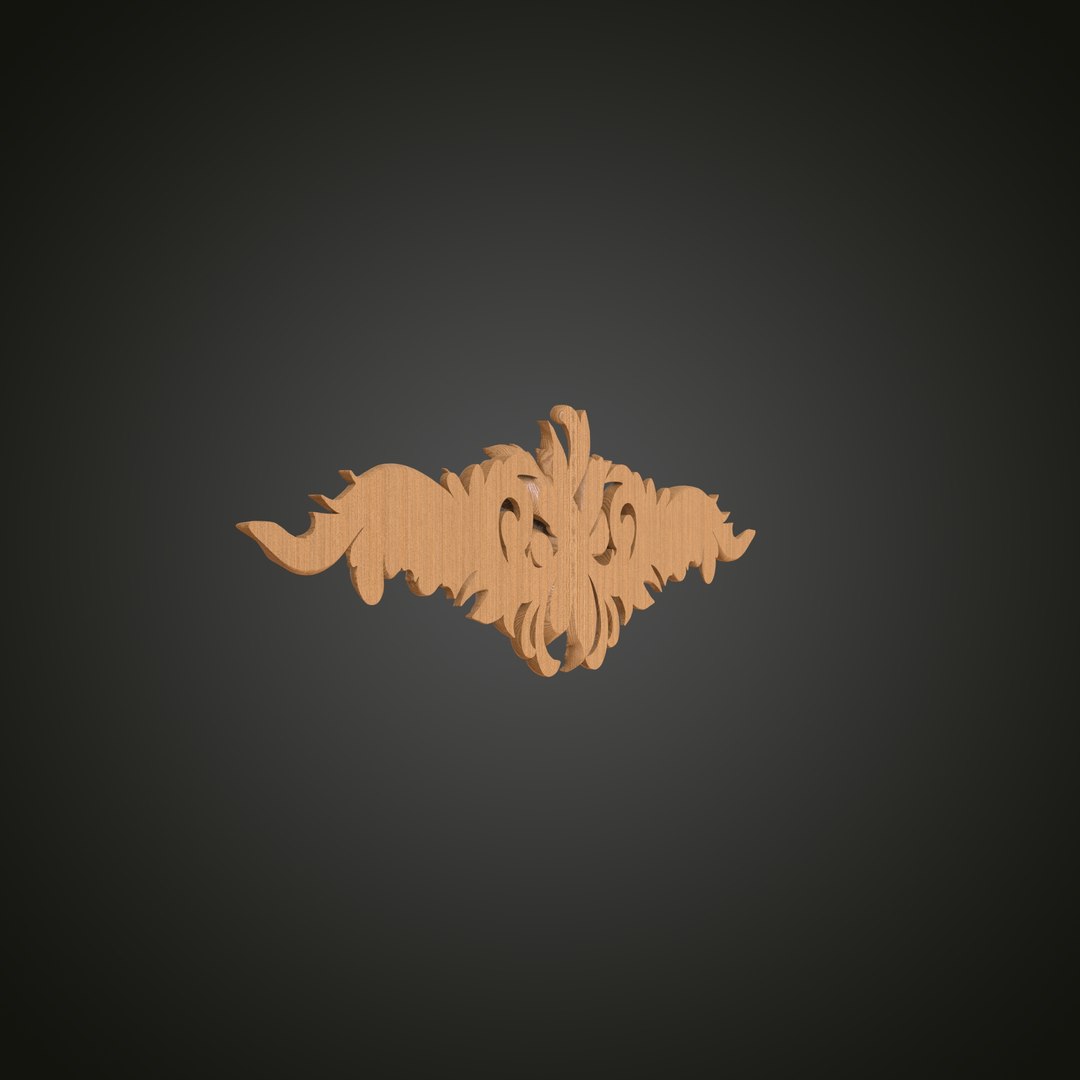 Rose Fretwork 3D - TurboSquid 1918359