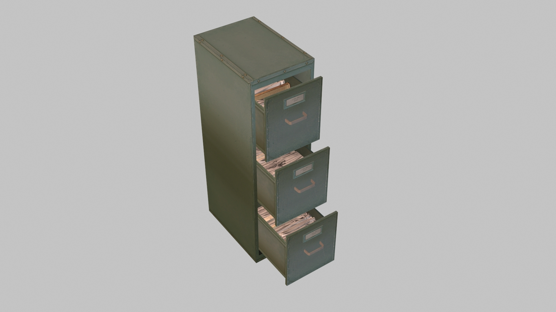File Cabinet 3d 3ds