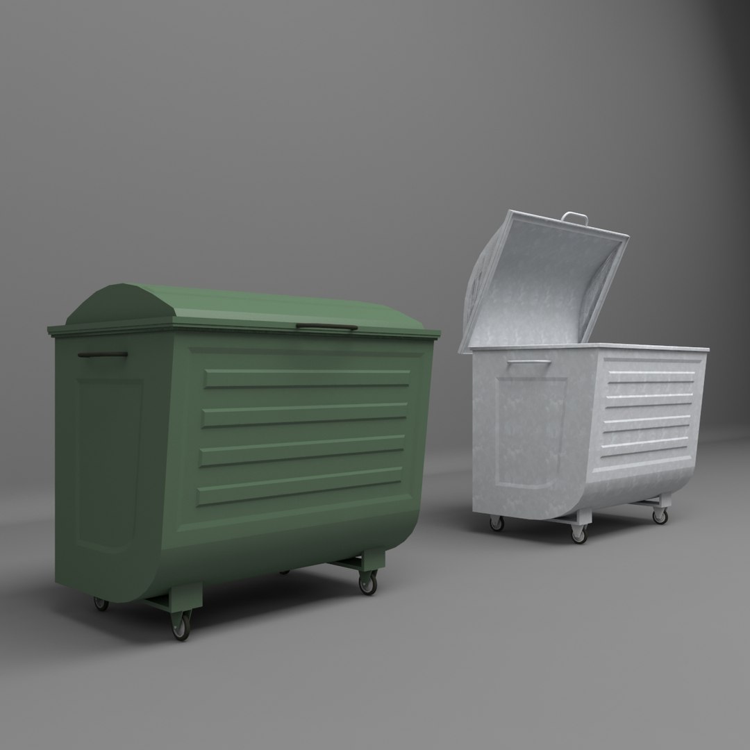3D city garbage container - TurboSquid 1232377
