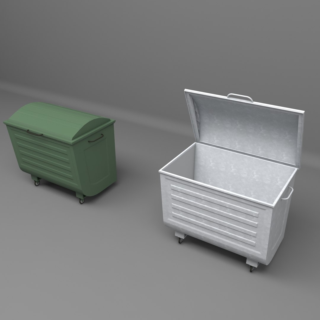 3D city garbage container - TurboSquid 1232377