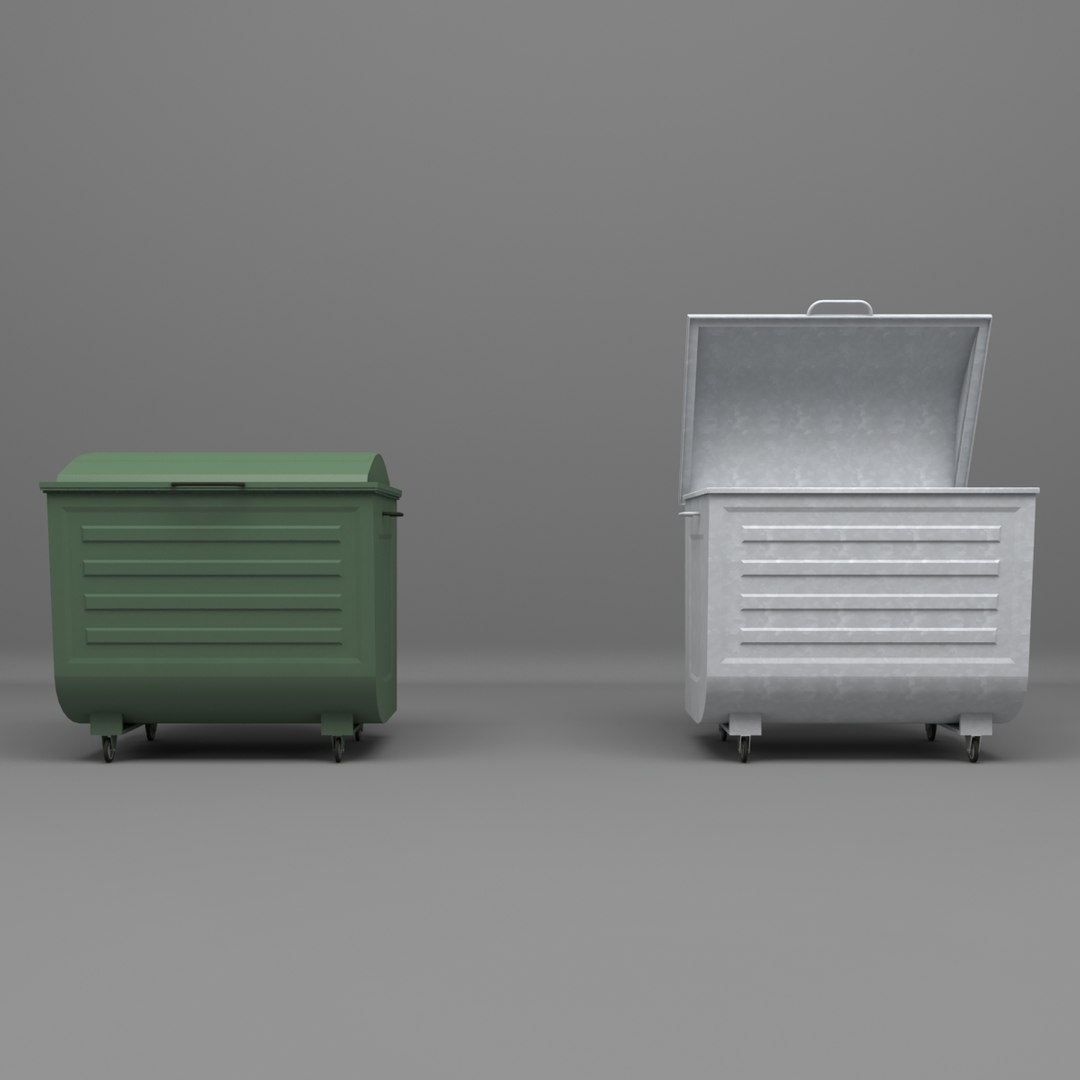 3D city garbage container - TurboSquid 1232377