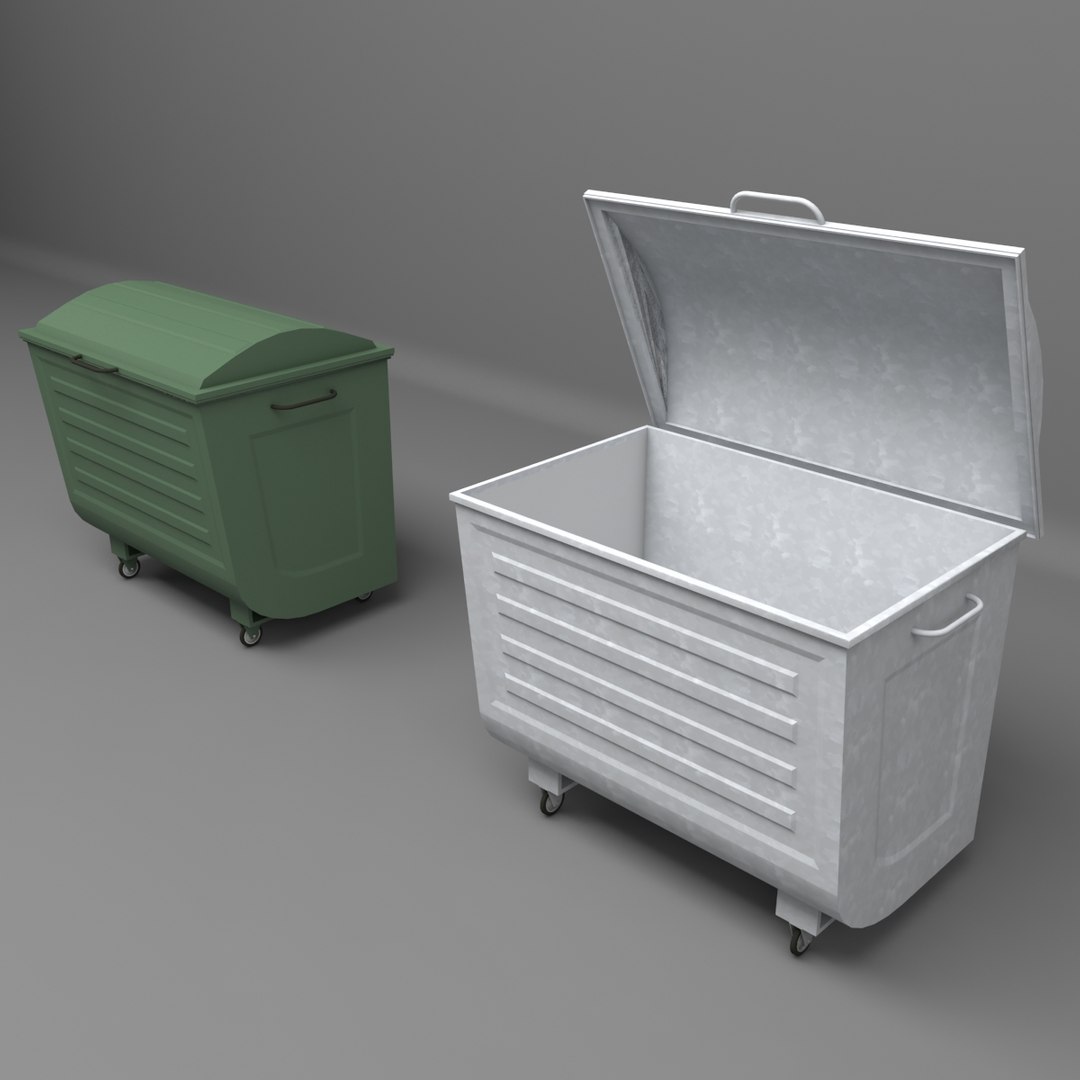 3D city garbage container - TurboSquid 1232377