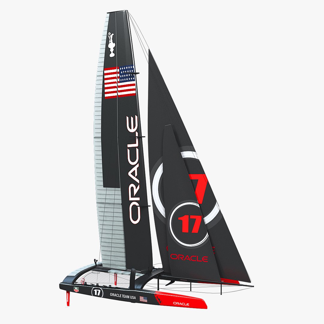 Catamaran Class Ac 72 3d Model