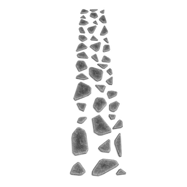 Stone pathway 3 3D model - TurboSquid 1560104