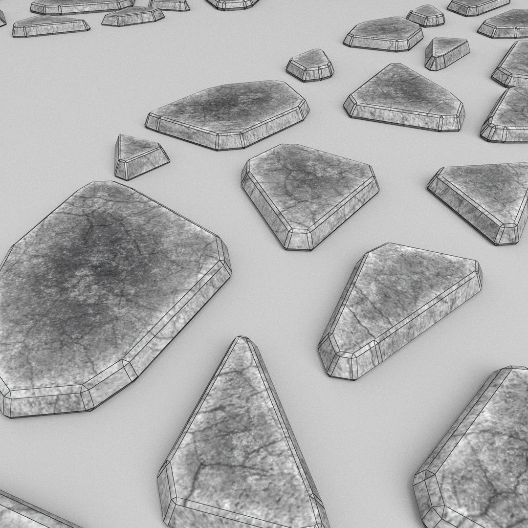 Stone Pathway 3 3D Model - TurboSquid 1560104