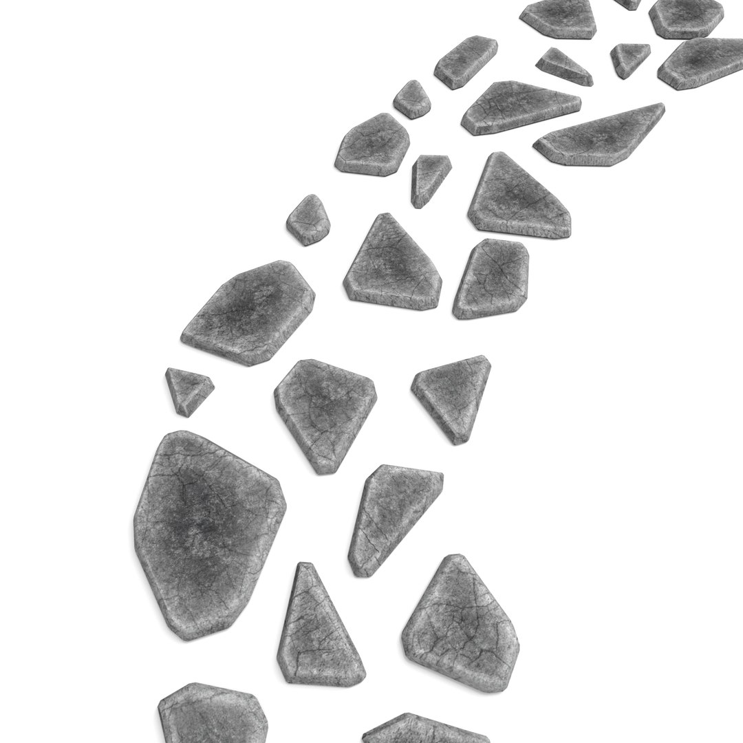 Stone Pathway 3 3D Model - TurboSquid 1560104