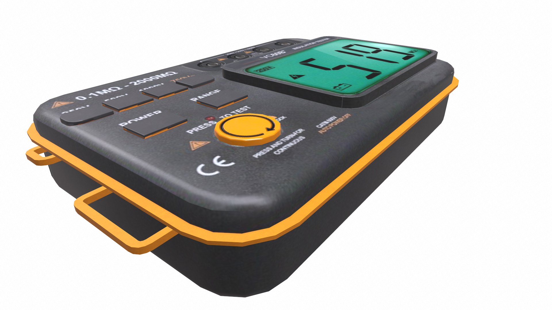 3D Digital Insulation Tester Low Poly - TurboSquid 2391200