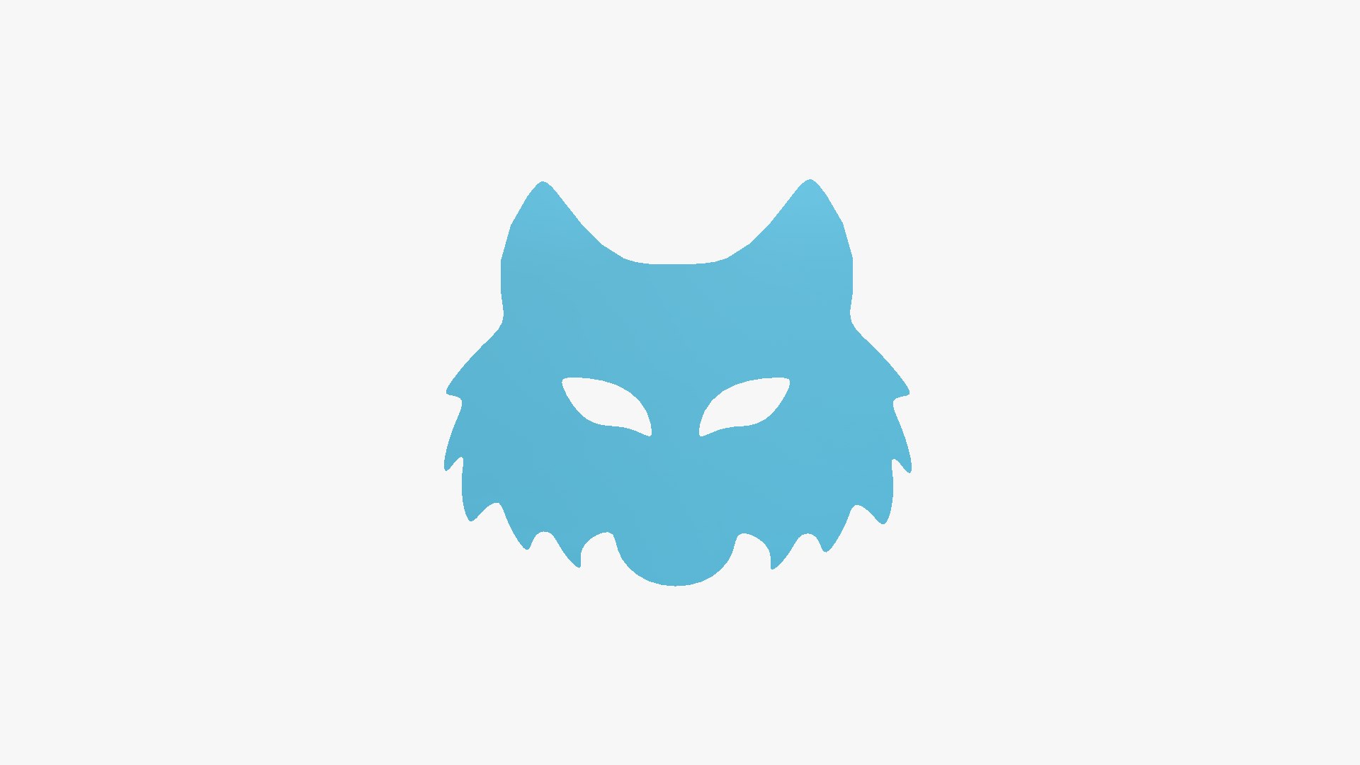 3D Wolf Mask Paper 01 - Character Design Fashion Model - TurboSquid 2385901