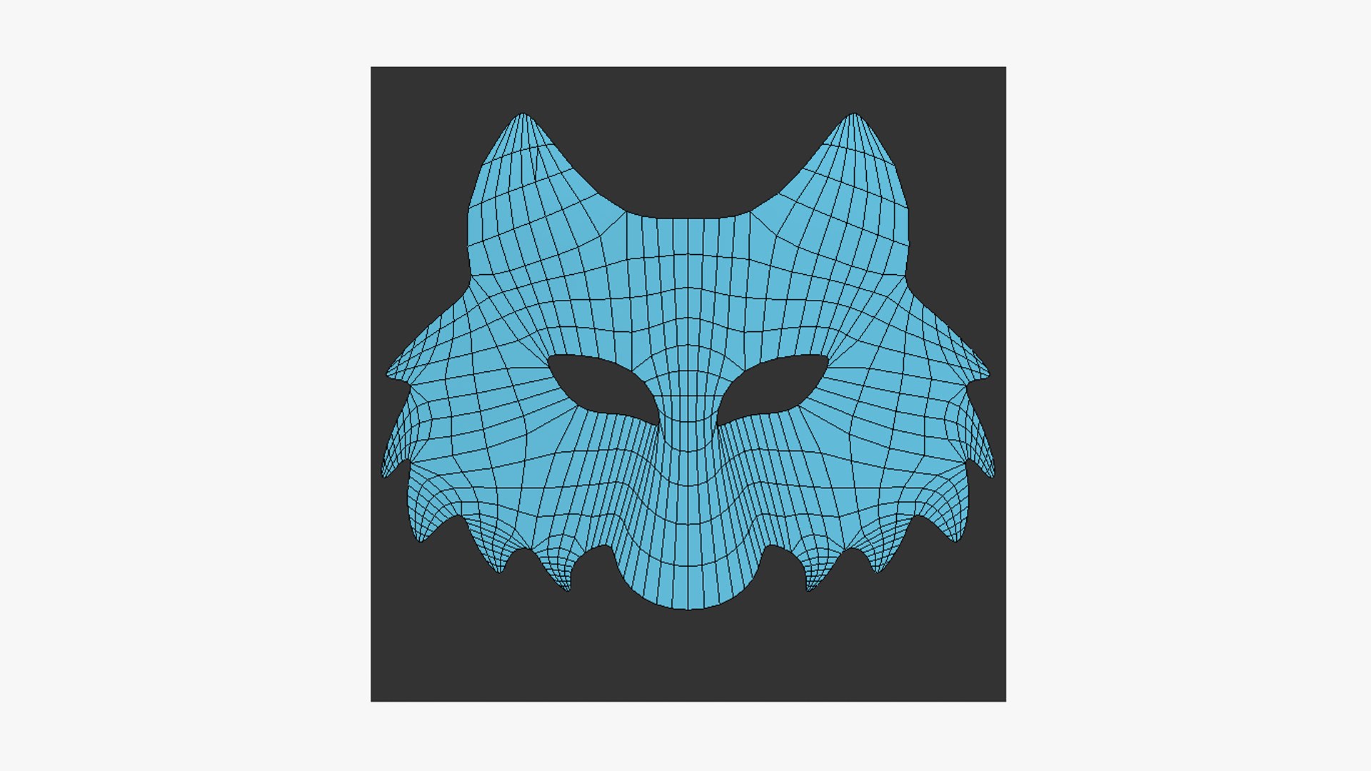 3D Wolf Mask Paper 01 - Character Design Fashion Model - TurboSquid 2385901