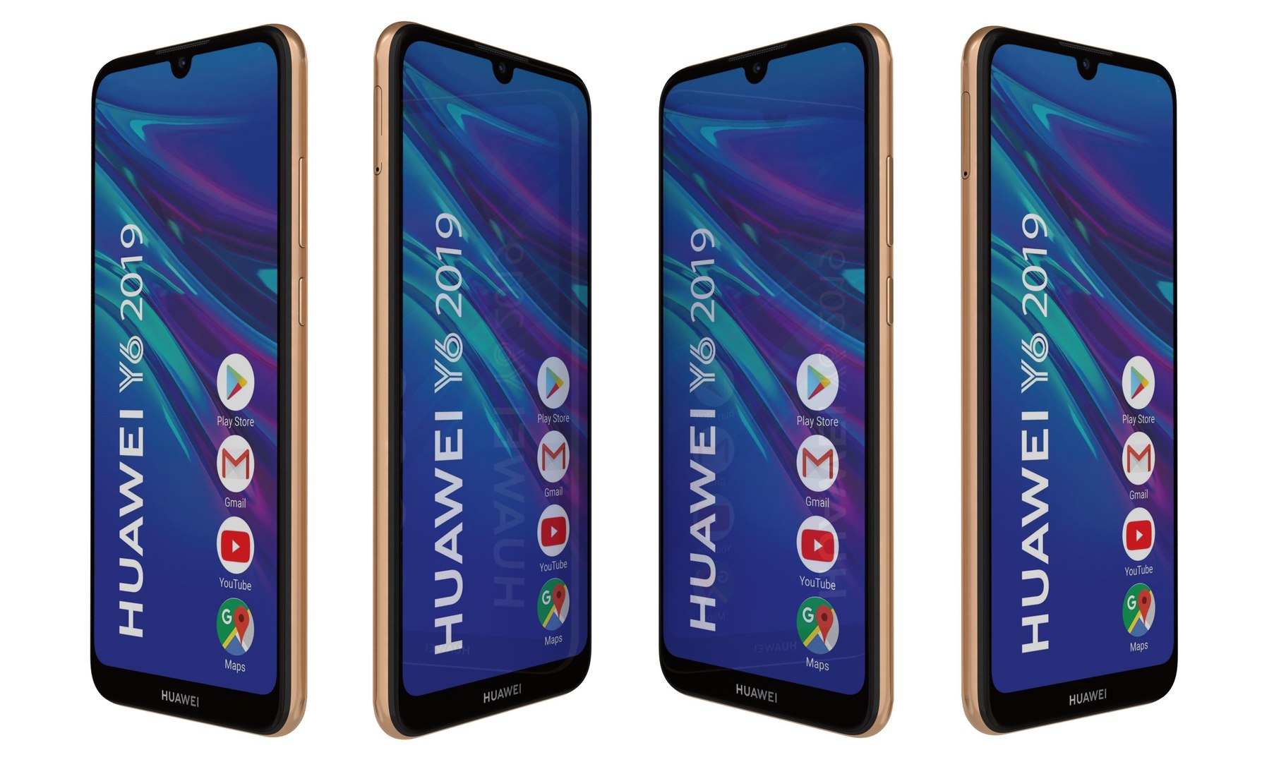 3D model huawei y6 2019 amber - TurboSquid 1584191