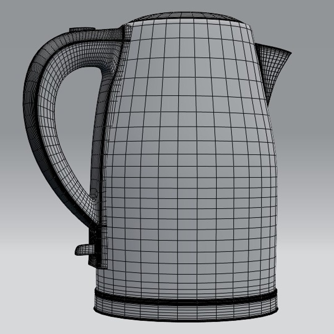 Electric Teapot Morphy Richards 3d Model