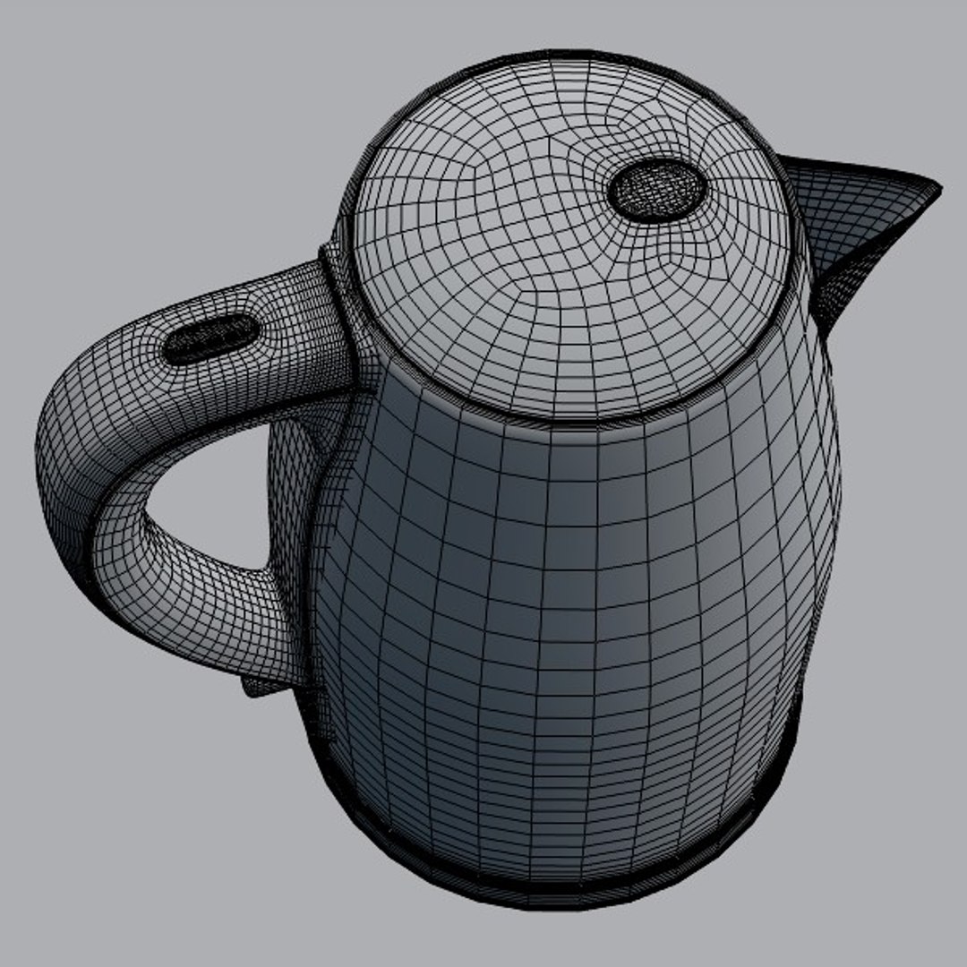 Electric Teapot Morphy Richards 3d Model