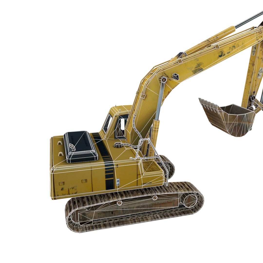 Excavator 3d 3ds