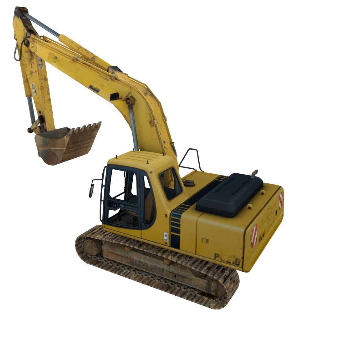 Excavator 3d 3ds