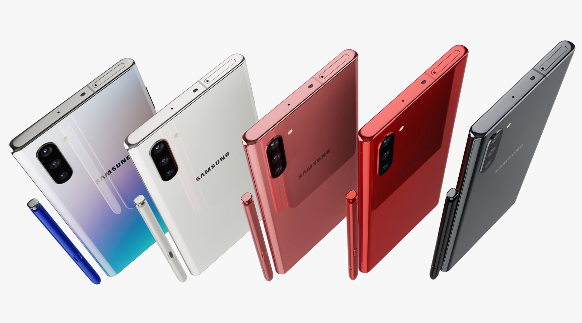 Samsung Galaxy Note 10 Model - TurboSquid 1436215