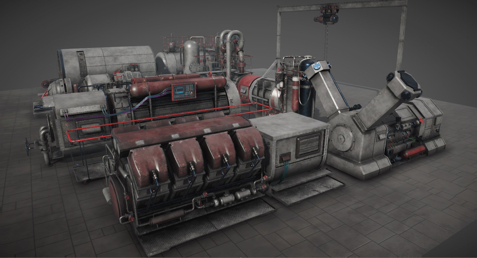 3D Machinery Pack Unity Model - TurboSquid 1468844