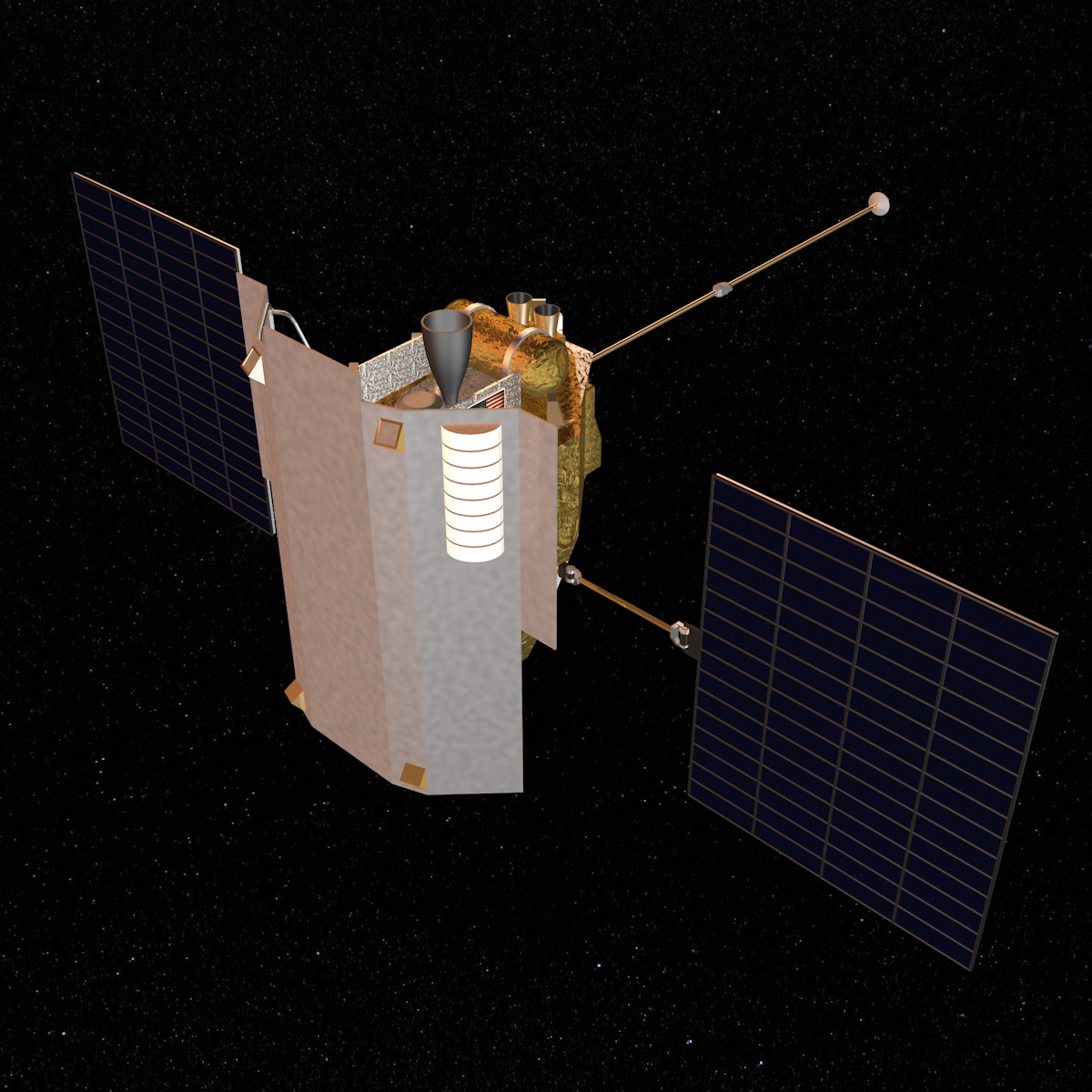 3d messenger spacecraft