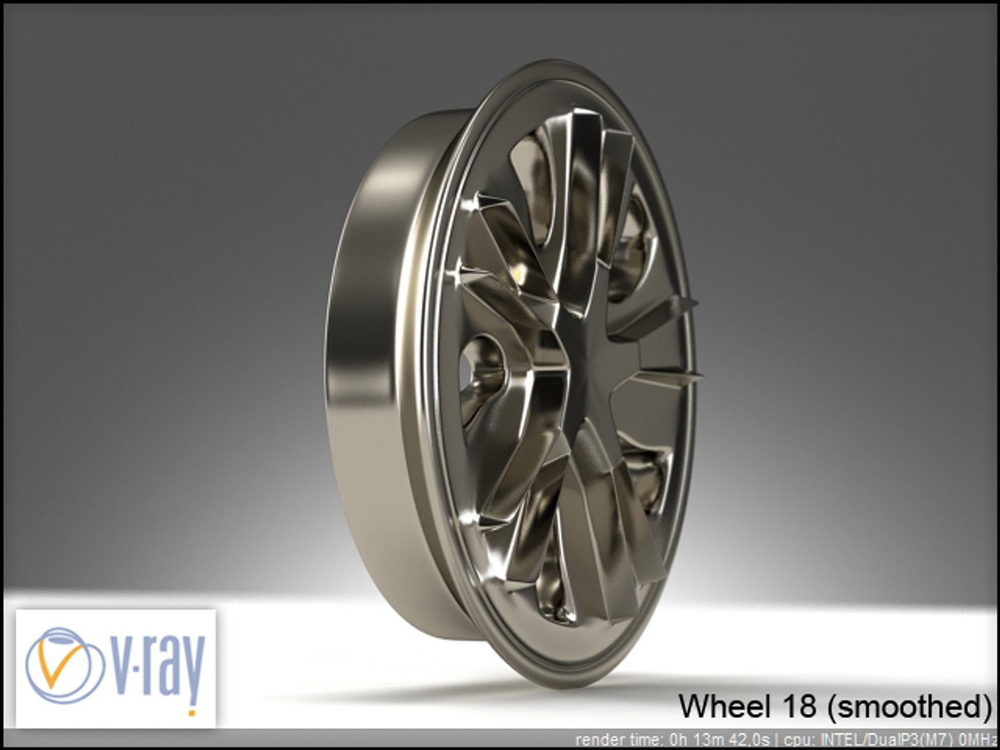 Wheel 18 3d Model