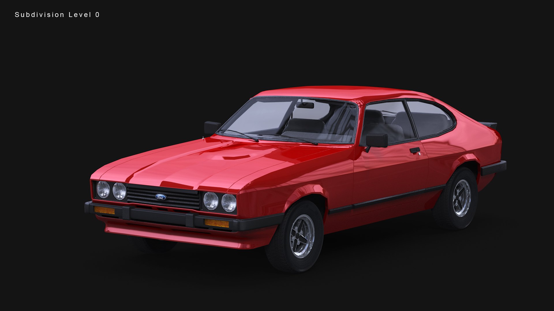 3D 1983 Capri Mk Iii Model - TurboSquid 1559546