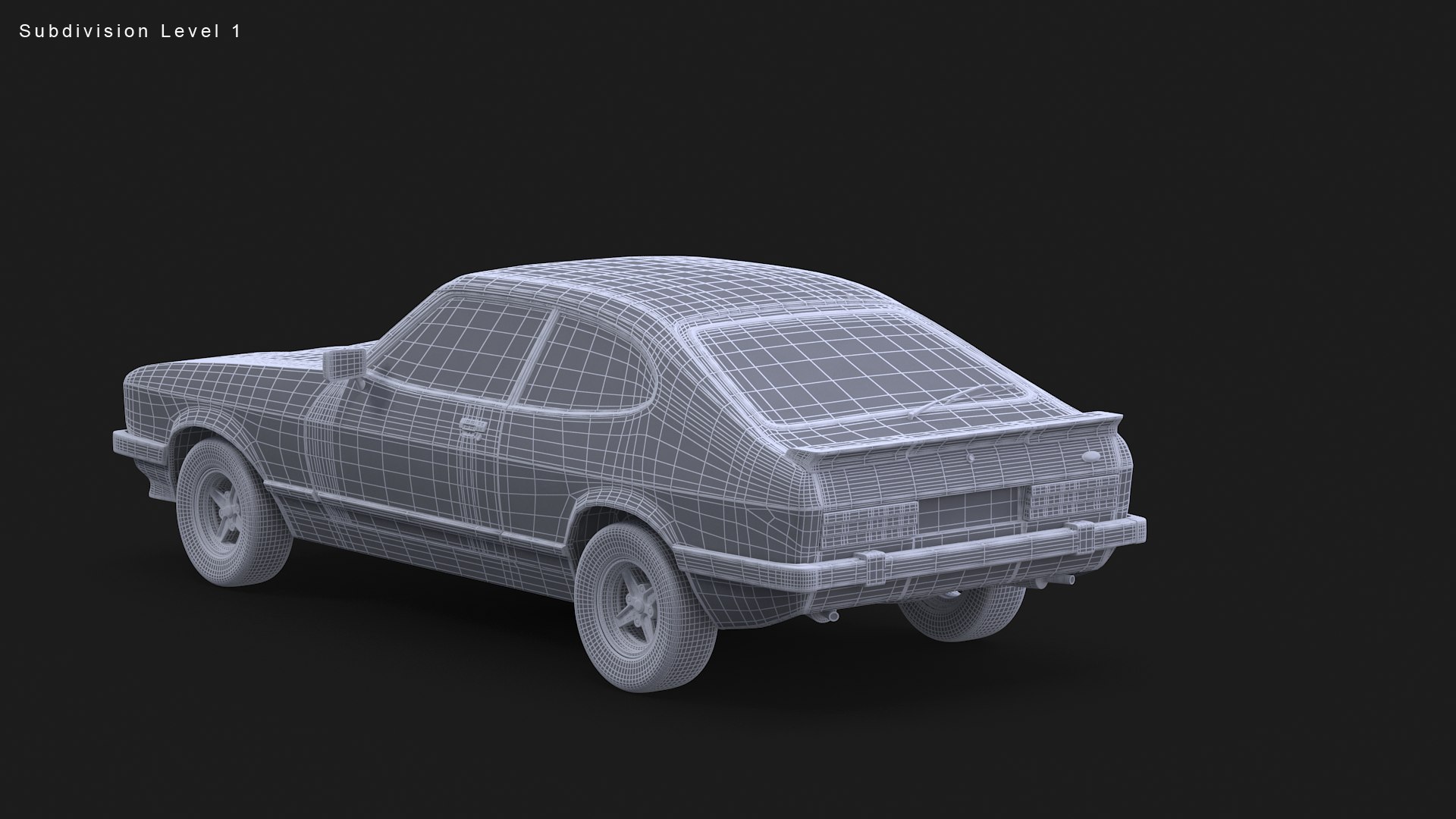 3D 1983 Capri Mk Iii Model - TurboSquid 1559546