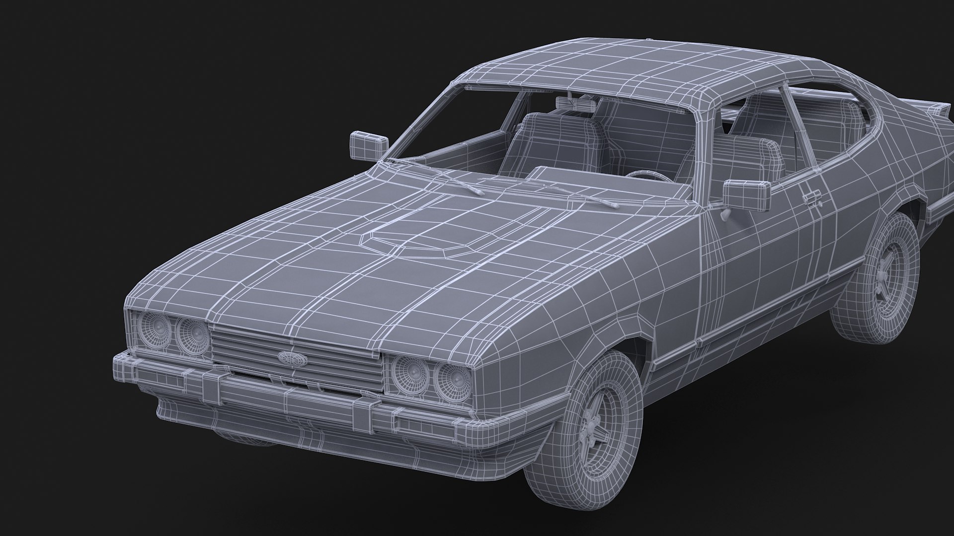 3D 1983 Capri Mk Iii Model - TurboSquid 1559546