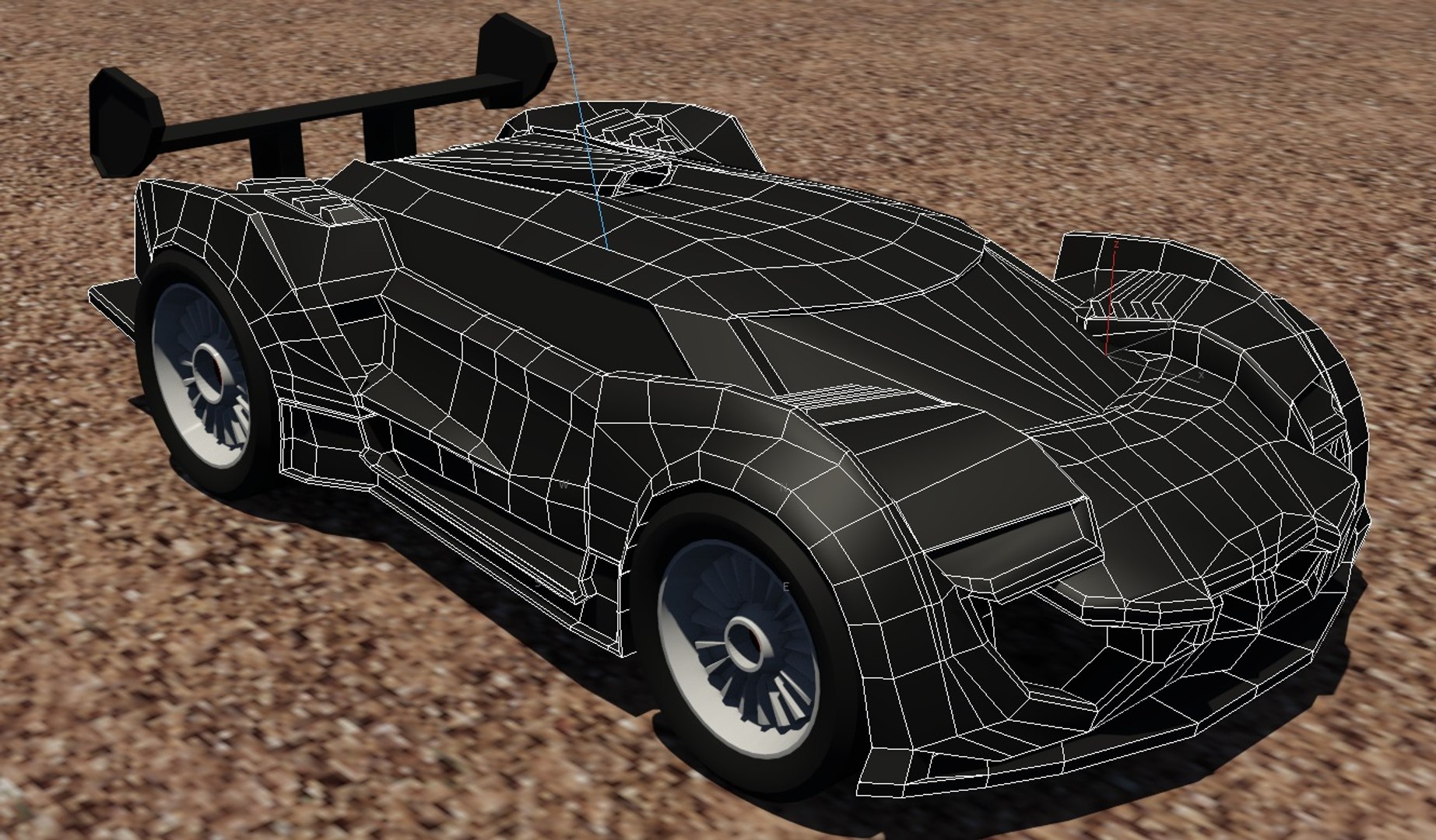 Super Racing Car 3d Model