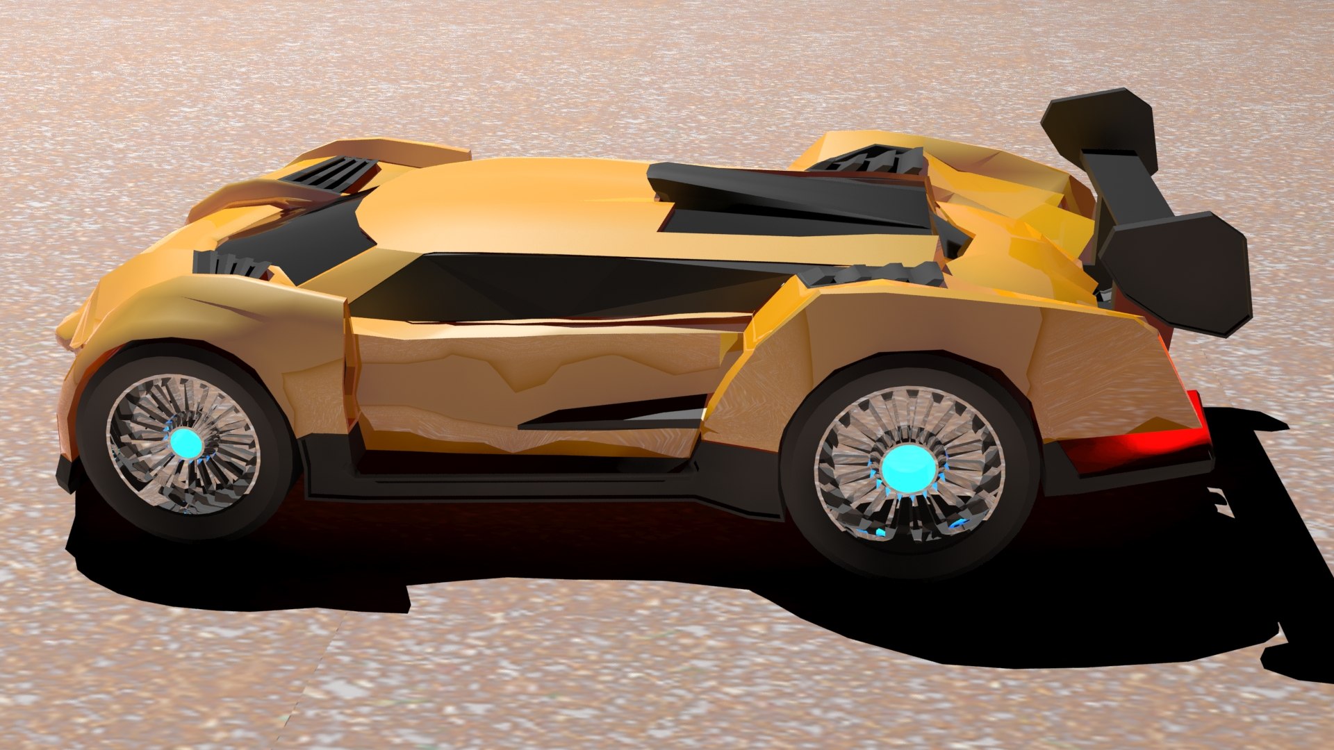 Super Racing Car 3d Model