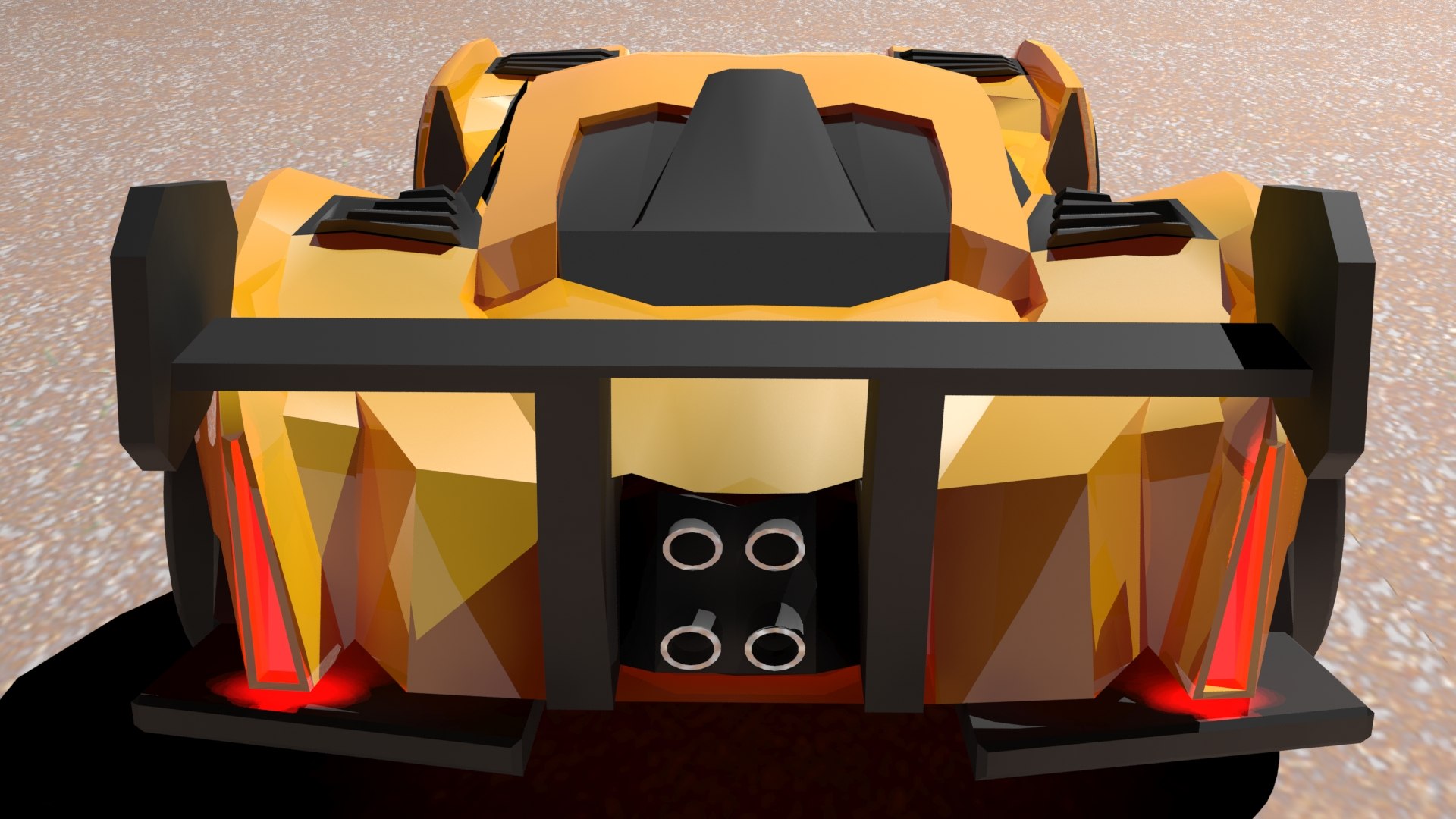 Super Racing Car 3d Model