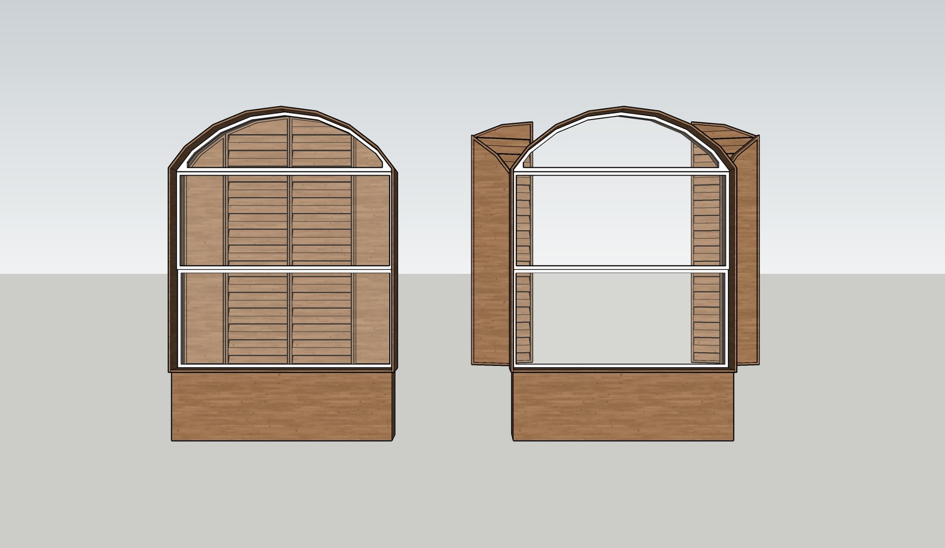 Arch Window Model - TurboSquid 2091459