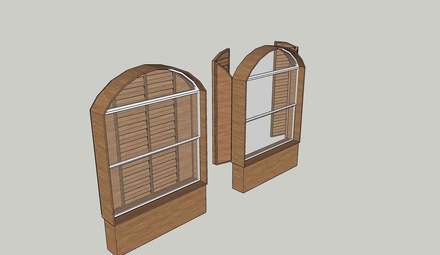 Arch Window Model - TurboSquid 2091459