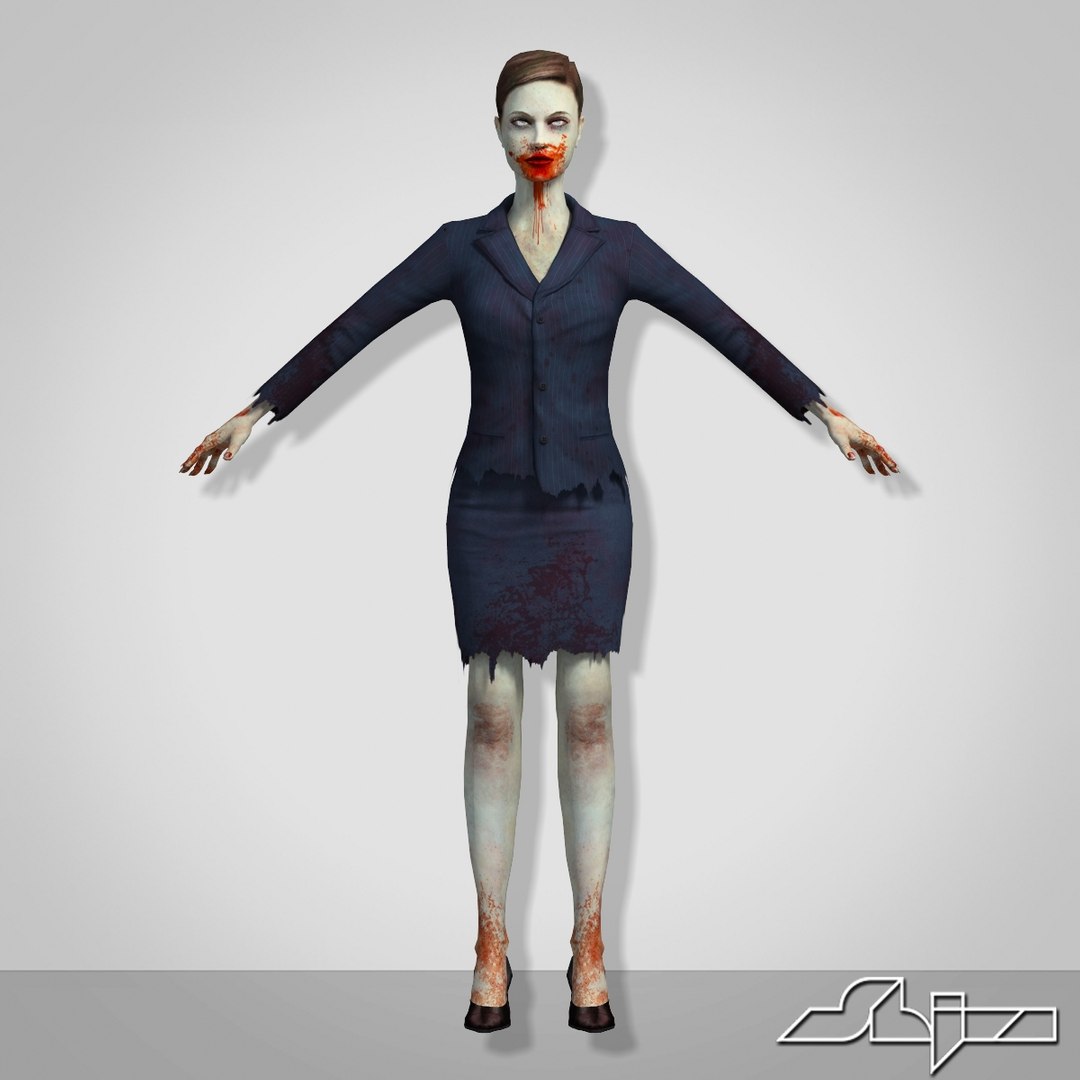 3d Model Zombies Pack 1