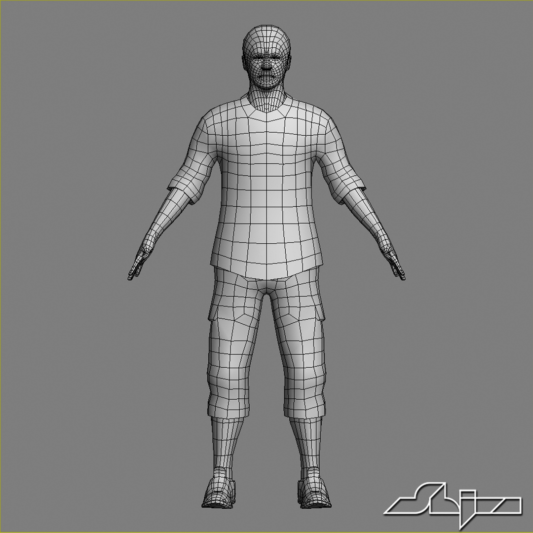 3d model zombies pack 1