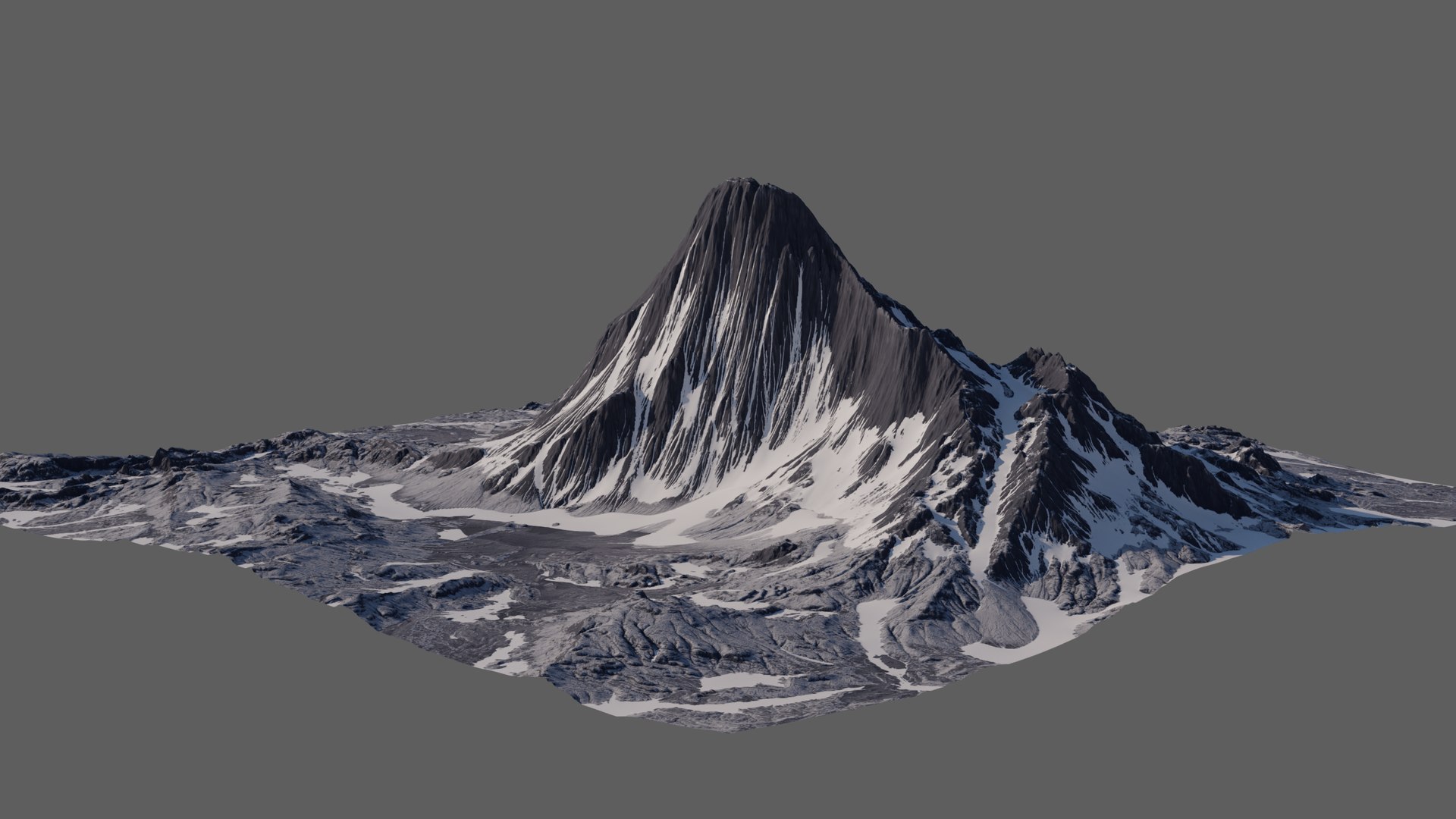 8K Detailed Mountain Landscape 3D Model - TurboSquid 1815741